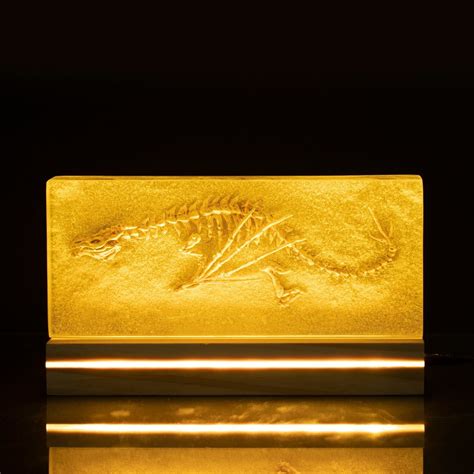 Dragon Skeleton Fossil Miniature Epoxy Resin Lamp Resin Lamps Store