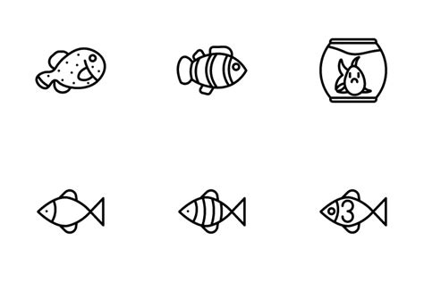 3 870 poisson flet icon packs logos symbols free download in svg