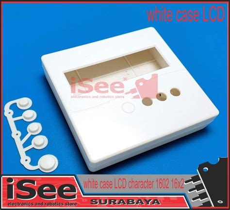 Jual White Case Lcd Character 1602 16x2 1602 16 2 16 X 2 Casing Box Lcd