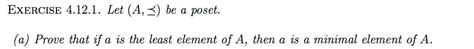 solved let a precedesequal be a poset prove that if a is