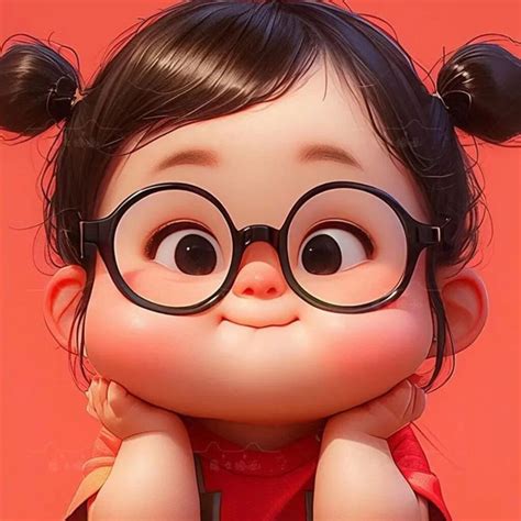 جذاب ترین مدل های عکس پروفایل عروسکی دختر عینکی زیبا
