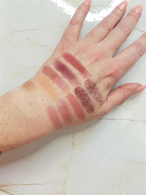 Huda Beauty The New Nude Eyeshadow Palette Swatches 1 R Swatchitforme