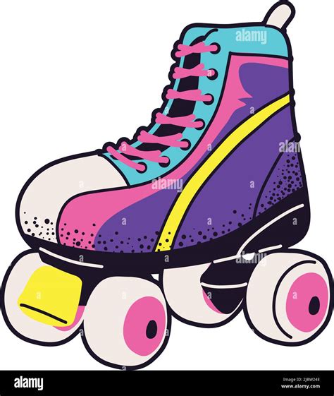 90s Skate Retro Stock Vector Image Art Alamy