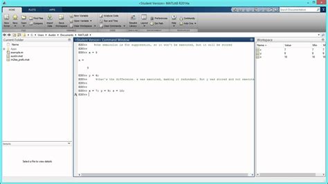 Commas In Matlab
