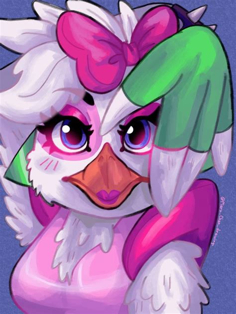 Chica Rockstar Row Poster In 2024 Cartoon Art Styles Fnaf Art