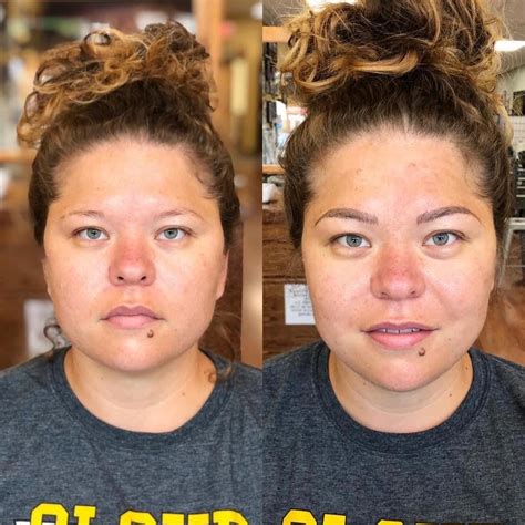 My Eyebrows Before During And Right After R Microblading