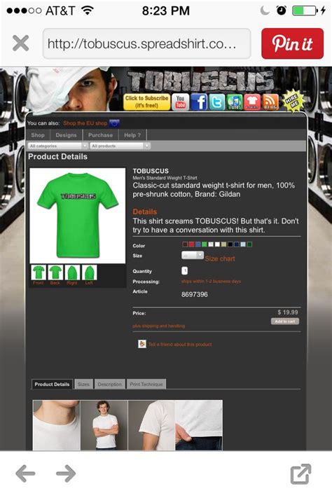 Tobuscus Shirt O Tobuscus Mens Tshirts Shop Design