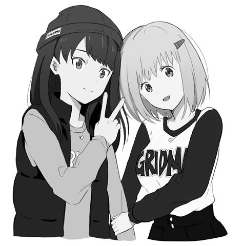 Takarada Rikka And Shinjou Akane Gridman Universe And 1 More Drawn By