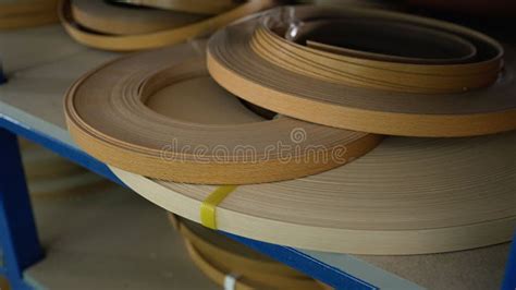 Rolls Of Veneer Edges For The Production Of Furniture Parts Plastic