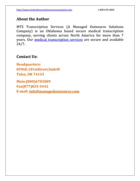 Quality Assurance A Vital Component In Medical Transcription Pdf
