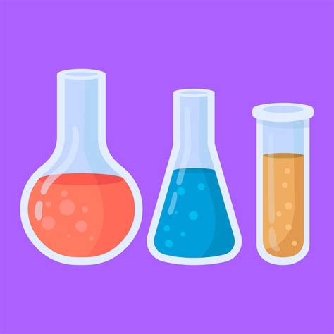 Premium Vector Vector Beaker Chemistry Concept Illustration