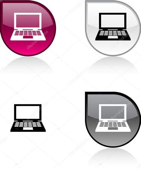 Notebook Button Stock Vector By Maxborovkov