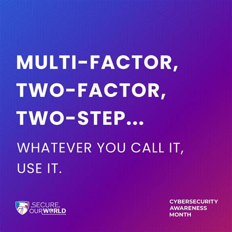 Mfa Secureourworld Cybersecurityawareness Invictainsights Invictapartners Paul Telesco