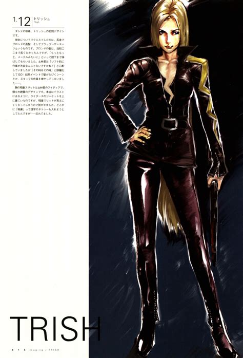 Trish Devil May Cry Art Concept Art For Each Version Of Lady Trish