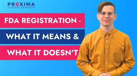 Fda Registration What It Means And What It Doesnt