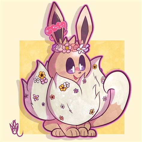 Gigantamax Eevee By Swiftglimmer On Deviantart