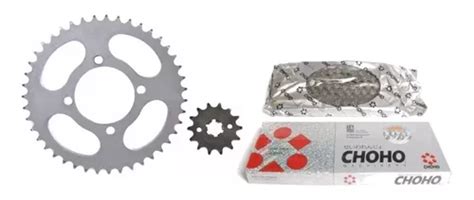 Kit Transmision Con Cadena Choho Rouser 135 Bajaj 43 15 Tala