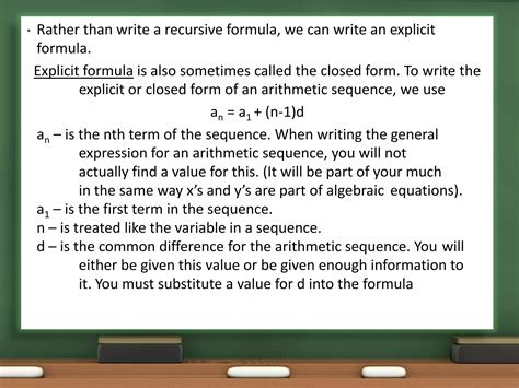 Arithmetic Sequence Ppt