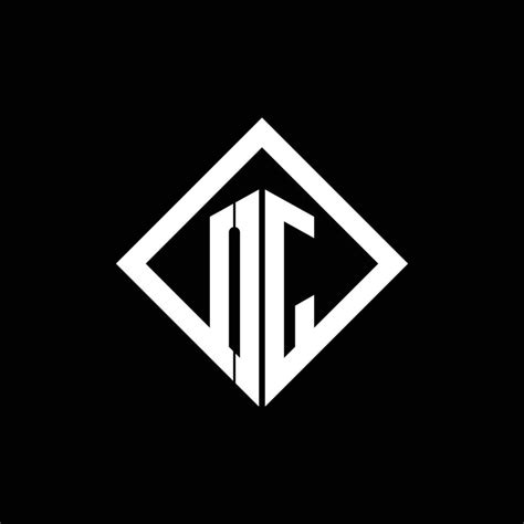 Oj Logo Monogram With Square Rotate Style Design Template 4207419
