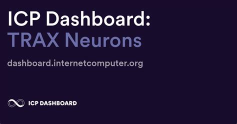 trax neurons icp dashboard