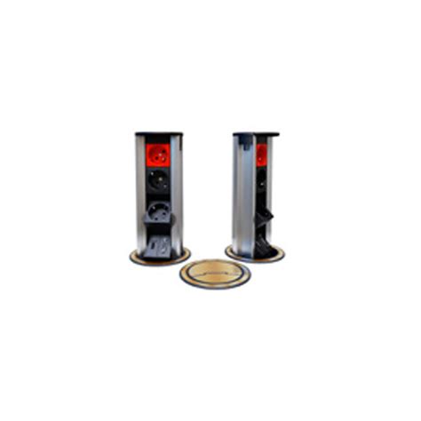 Aluminium Socket Box 8 Module Rival Metal México Workspace Elements