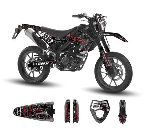 Rockstar Series Graphics Kit For Rieju Mrt And Marathon 50 And 125