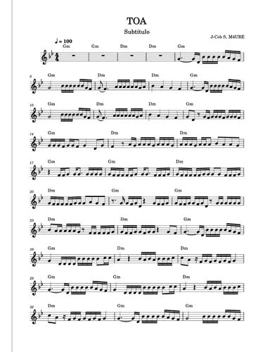 Transcripcion A Partitura Para Registro En Sadaic