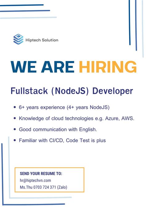 thu bui on linkedin nodejs developer fullstackdeveloper
