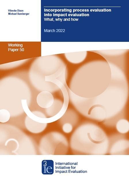 International Initiative For Impact Evaluation 3ie On Linkedin Incorporating Process
