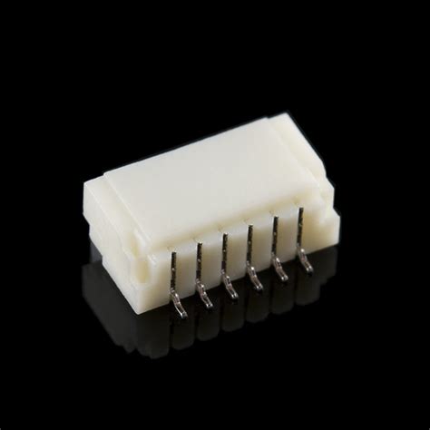 Jst Sh Horizontal 6 Pin Connector Smd Buy In Australia Prt 10210