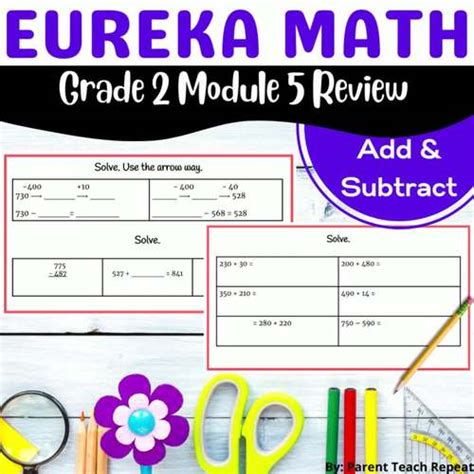 Engage Ny {eureka} Math Grade 2 Module 5 Review Packet Adding And