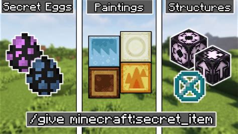28 Items You Can Only Get With Commands In Minecraft 121 Youtube