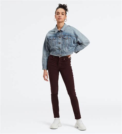 721™ High Waisted Skinny Jeans Red Levis® Cz