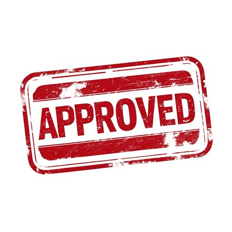 Approved Stamp Black