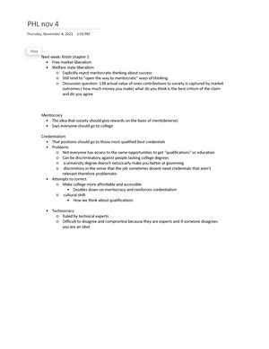 Nov Lecture Notes For PHL PHL Nov Thursday November PM Next QQ