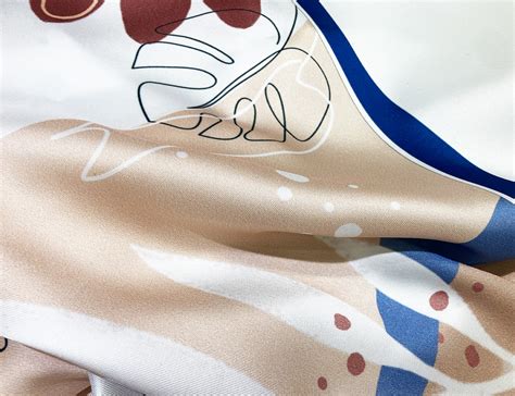 밀라노폴리투일 Dtp 스카프 제작 실크메이트