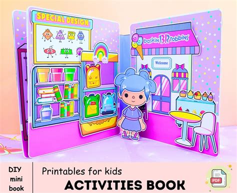 Toca Boca Shopping Mall Printable DIY Toca Boca Paper Doll Etsy Israel