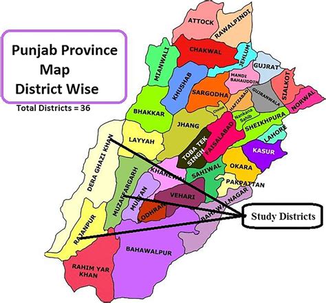 Dera Ghazi Khan District Map Caresa Vivianne