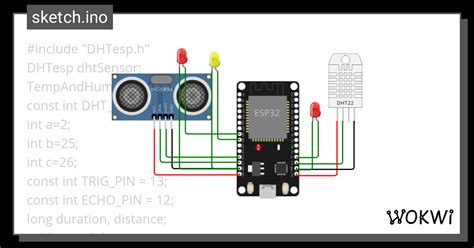 dht sen wokwi esp32 stm32 arduino simulator