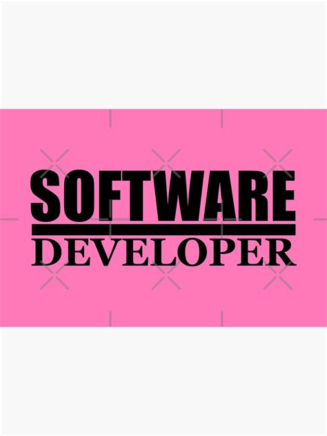 Software Developer Pink Sticker For Sale By Irinchide Redbubble