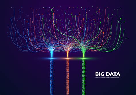 Big Data Visual Concept Machine Learning And Data Analysis Digital Technology Visualization