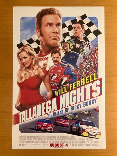Talladega Nights Movie Poster 11 X 17 Mint Ebay