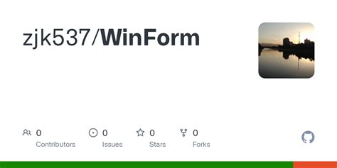 Github Zjk537winform