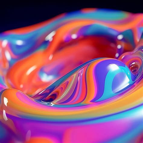 Premium Ai Image Soft Waves And Smooth Ceramic Material Converge In