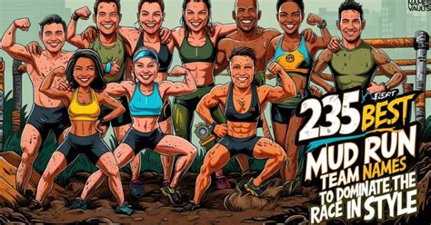 235 Best Mud Run Team Names To Dominate The Race In Style Names Vaults
