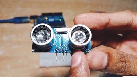 ultrasonic distance sensor hc sr04 with buzzer and lc