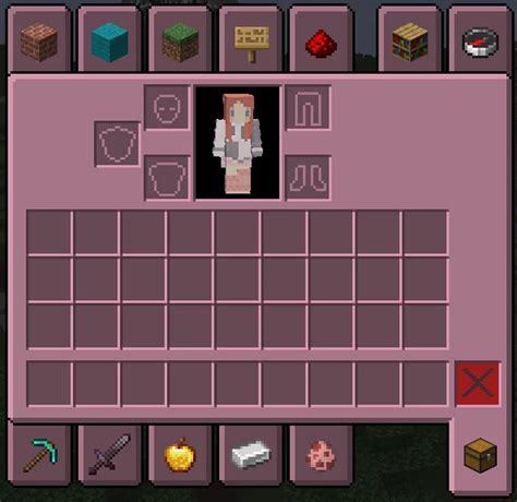 Dark Pink Ui Minecraft Texture Pack