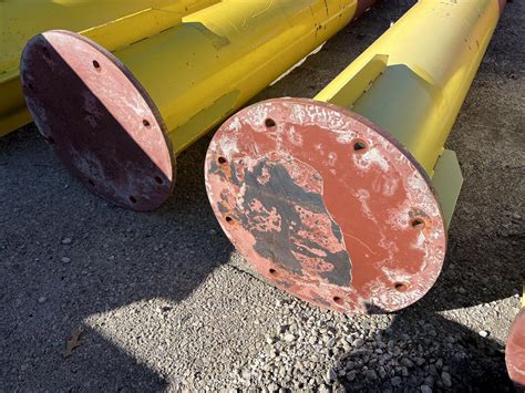 50′ X 14 Ton Free Standing Crane Runway System Runway Rails And Columns