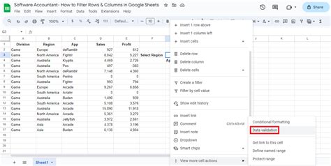 How To Filter Rows And Columns In Google Sheets Software Accountant