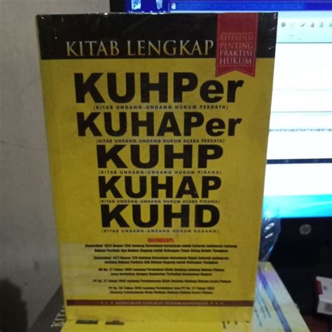 Jual Kuhperdata Kitab Undang Undang Hukum Perdatakitab Undang Undang